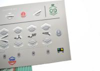 China Moisture Proof LED Membrane Switch ZS-133 with Embossed Tactile Keypad for Medical Instruments - 0.4-1.0mm Travel, -40℃ to 70℃ Range for sale