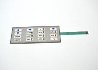 China Water Resistant Membrane Switch Keypad with 0.1mm-0.25mm Circuit Layers and ZS-136 Female Connector for sale