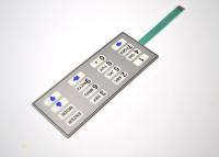 China Water Resistant Membrane Switch Keypad with 0.1mm-0.25mm Circuit Layers and ZS-136 Female Connector for sale