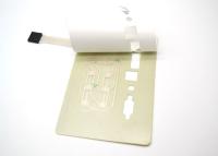 China Custom Embossed Flat Keys Tactile Membrane Switch for Remote Controller 0.25mm Tolerance for sale