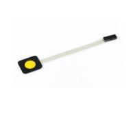 China Tactile Mini Single Button Membrane Switch with Metal Dome and ±0.25mm Tolerance for Industrial Controls for sale