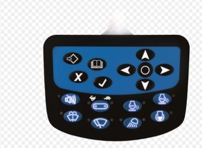 China PC/PET Multi-Key LED Backlit Membrane Switch Panel with High Sensitivity - 0.4-1.0mm Tactile Range, -40℃ to 70℃ Operating Temperature for sale