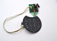 China Water Resistant EL Lighting Membrane Switch 85mm x 85mm with 0.4-1.4mm Thickness Options for sale