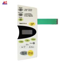 China Custom Flat Non-Tactile Microwave Oven Membrane Switch ZS-109 with 3M55230, 0.1-0.4mm Travel, -40℃ to 70℃ Range for sale