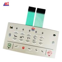 China 0.3mm 3M467 Graphic Overlay Membrane Switch Panel with LCD Clear Window for sale