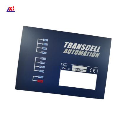 China 500VDC 82mm x 85mm EL Backlit Membrane Switch with 100mA Capacity and Non-Metal Dome for sale