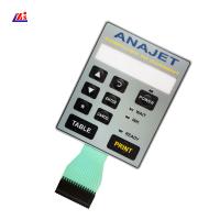 China 210mm x 150mm PC PET Waterproof Membrane Switch with 25-100mA Rating and -40℃ to 70℃ Temperature Range for sale