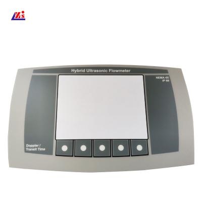 China ISO9001 Embossed Button 0.2mm Tactile Keyboard Membrane Switch 35V DC 100mA for sale