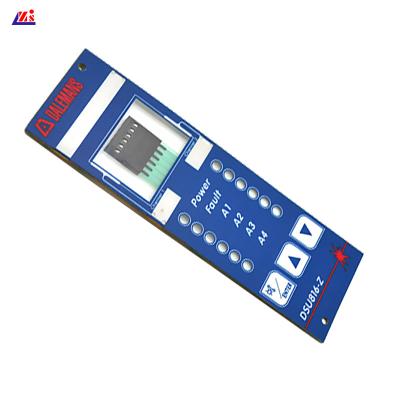 China Flat Capacitive Touch Membrane Switch Keyboard 24V 0.2mm Stroke with 5 Million Cycle Life for Industrial Control for sale