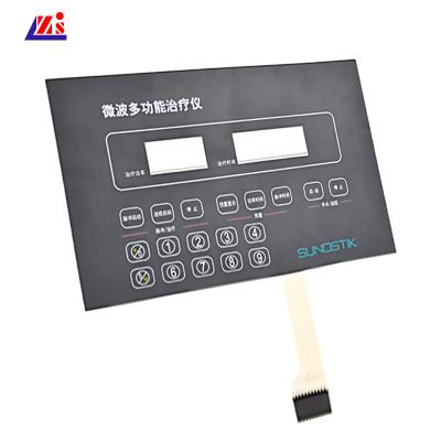 China Anti Scratch Flat Membrane Switch for Household Appliances 1W Silver Circuit for sale