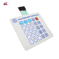 China Embossed Button PET Circuit Membrane Switch with LED Backlight | 0.4-1.0mm Tactile | -40℃ to 70℃ Operating Range for sale