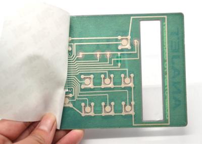 China Silicone Rubber Keys Membrane Switch with Aluminum Panel for sale
