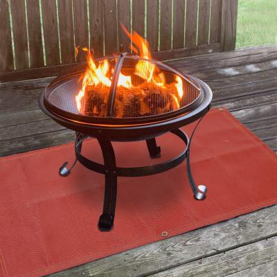 China Silicone Fireproof Stove Mat Heat Retardant Fireproof Fiberglass Cloth for sale