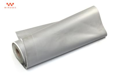 China 0.45mm PU Coated Fiberglass Fabric For Welding Spatter Sparks Protection for sale