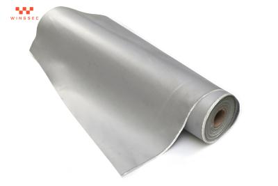 China 100cm Width Silicone Coated Glass Cloth 430g/M2 Polyurethane Coated Fiberglass Fabric for sale