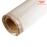 China Silicone Rubber Coated Fiberglass Fabric 650g/M2 Heat Resistant Fiberglass Cloth for sale