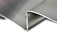 China Flexible Lightweight Fire Retardant Curtain Fabric Silicone Coating SS Wire Reinforcement for sale