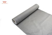 China 0.68mm Polyurethane Coated Fiberglass Fabric With Wire Reinforced Two Sides for sale