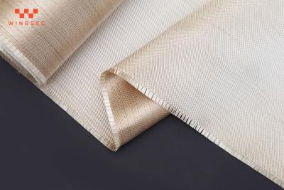 China Golden Woven Fiberglass Cloth BS476 Woven Glass Fibre Cloth for sale