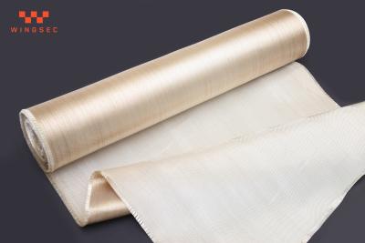 China Ht800 Golden Fiberglass Cloth For Welding Blanket Woven Glass Fabric for sale
