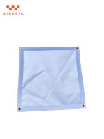 China 0.8mm Square Fire Pit Mat Fireproof Mat For Under Fire Pit Deck Protector for sale