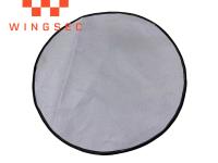 China Silver Fire Pit Protective Mat Fiberglass Fireproof Mat For Log Burner for sale