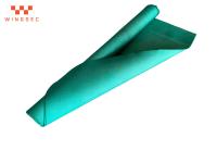 China Green Silicone Coated Fire Blanket 1.5mm Thickness Welding Fire Blanket Rolls for sale