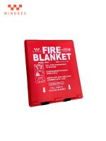 China 480gsm Kitemark Fire Blanket 1.2*1.2m Fire Safety Blanket For Home for sale