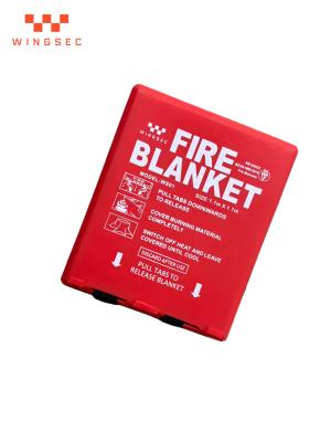 China EN 1869 Home Fire Blankets WS Fibreglass Fire Resistant Blanket for sale