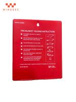 China Heavy Duty Fiberglass Fire Blanket BSI Flame Retardant Fire Blanket Heat Insulation for sale
