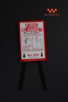 China Heatresistance Up To 550°C Fire Safety Blanket Helps Smother Small Fires By Cutting Off Oxygen Fire Protection Equipment for sale
