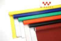 China SS Wire Reinforced Silicone Coated Fiberglass Fabric with 200 to 2000 GSM Weight and Chemical & Oil Resistant Surface for sale
