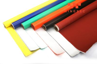 China Chemical Resistant and Oil Resistant Silicone Coated Fiberglass Fabric for Excellent Thermal Insulation in Industrial Applications for sale