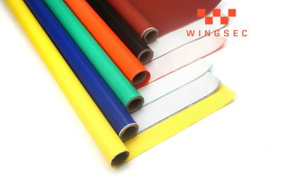 China 0.2 to 2.0mm Thickness Silicone Coated Fiberglass Fabric EN 13501-1 Certified Chemical Resistant for Industrial Applications for sale