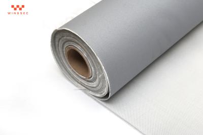 China High Silica Fiber Glass Fabric PU Coated | Heat & Flame Resistant Material for Welding Safety Use for sale