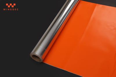 China Aluminum Coated Fiberglass E-Glass Fibre Fabric of 18 Microns for Heat Insulation for sale