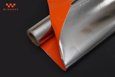 China Aluminum Foil Fiberglass Cloth coated with 7 to 25 micron aluminum foil for enhanced fire resistance and thermal performance for sale