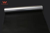 China 0.45mm Thick 13oz Silver Coated Fabric With Aluminium Foil For Facing for sale