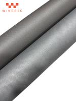 China 700℃ Stainless Steel Wire Reinforced Pu Coated Fiberglass Cloth For Fireproof Curtain for sale