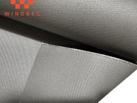 China Fire Resistant Grey Fiberglass Cloth 0.5mm, PU Coated for Fire and Smoke Curtains for sale