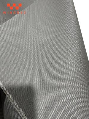 China Radiant Heat Reflective Stainless Laminated Fiberglass Fabric High Temperature Heat Resistant for sale
