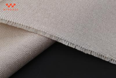 China 0.6mm thickness Heat treated (Caramelized) fiberglass fabric for sale