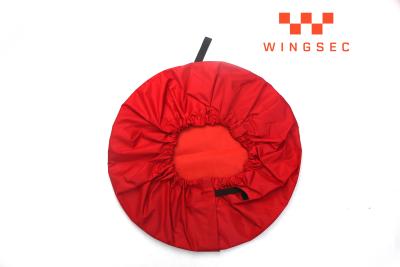 China PVC Fire Extinguisher Cover Weatherproof 6kg Dry Chemical with Clear Viewing Window Safety Protection for sale