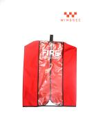 China Heavy Duty Canvas Fire Extinguisher Protection Cover Industrial 9kg Reinforced Stitching Outdoor Use for sale