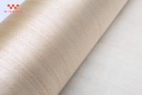 China HT800 0.8mm 830gsm Golden Satin Weave Fiberglass Equipment Insulation Wrap Roll 40 Inch 550C Flexible Thermal Fabric for sale