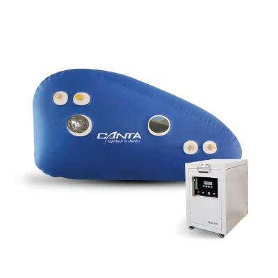China 1.3 ATA Soft Hyperbaric Chamber 220cm for Home Gym Sports Club Sitting Semi Lying for sale
