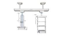China Medical Grade ICU Pendant System Dry Wet Separation Suspension Bridge 3000mm 80kg Load for sale