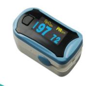 China Fingertip Pulse Oximeter OLED SpO2 PR Monitor 58mm 50g CE FDA for sale