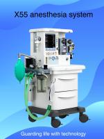 China X55 Purple Horn anesthesia machine good quality touchscreen ventilator for sale