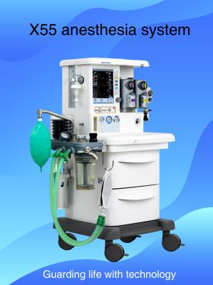 China X55 Purple Horn anesthesia machine good quality touchscreen ventilator for sale